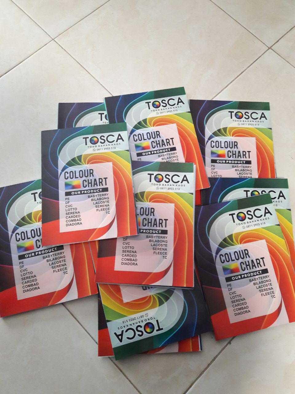 TOSCA BAHAN KAOS JOGJA: COLOUR CHART TOSCA