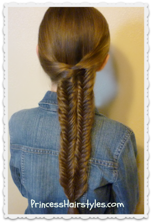 Fishtail Illusion Braid (Mermaid Braid) Hairstyle | Hairstyles For ...