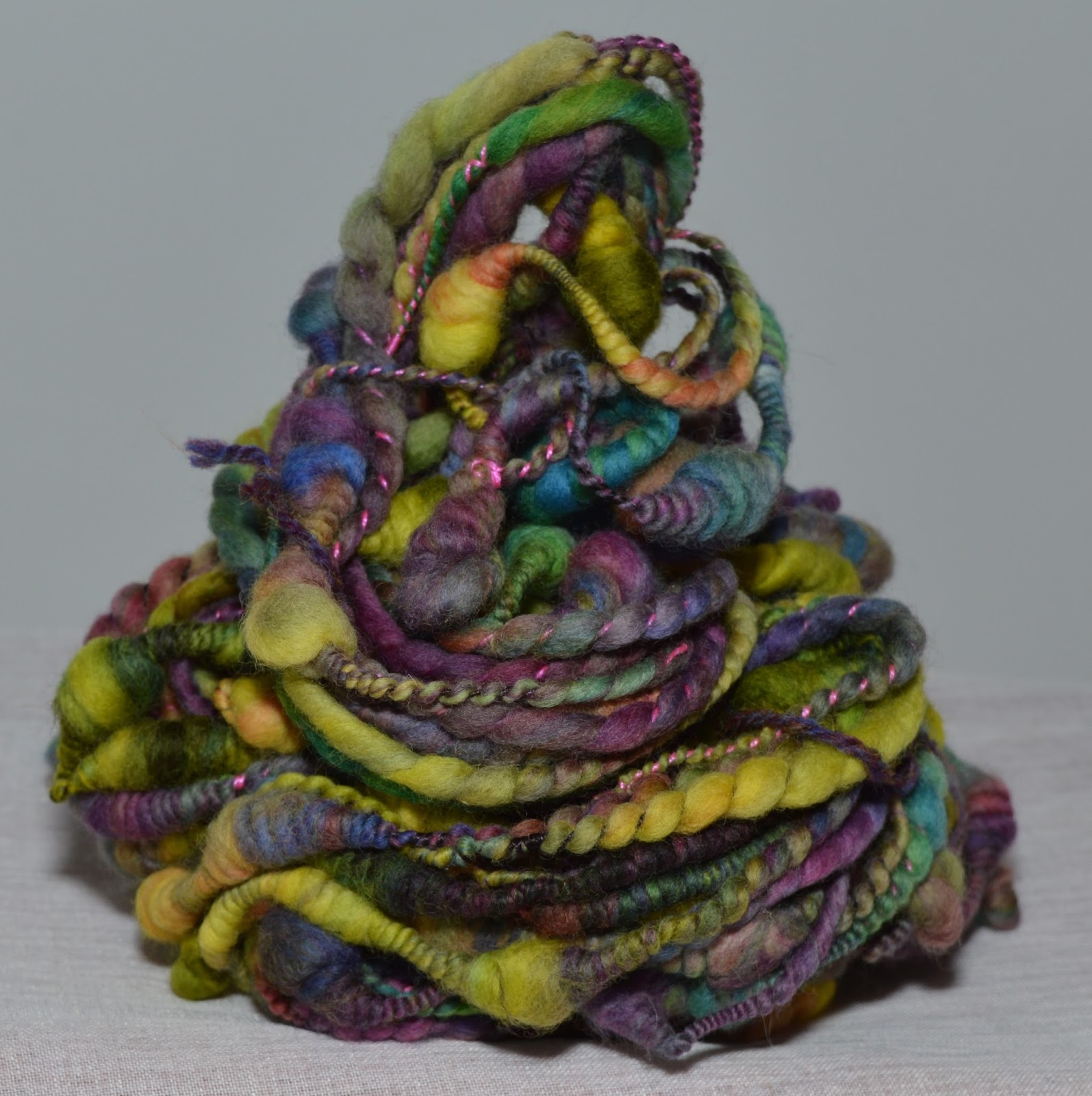 Design Dye Beam Weave: New hand-spun yarns