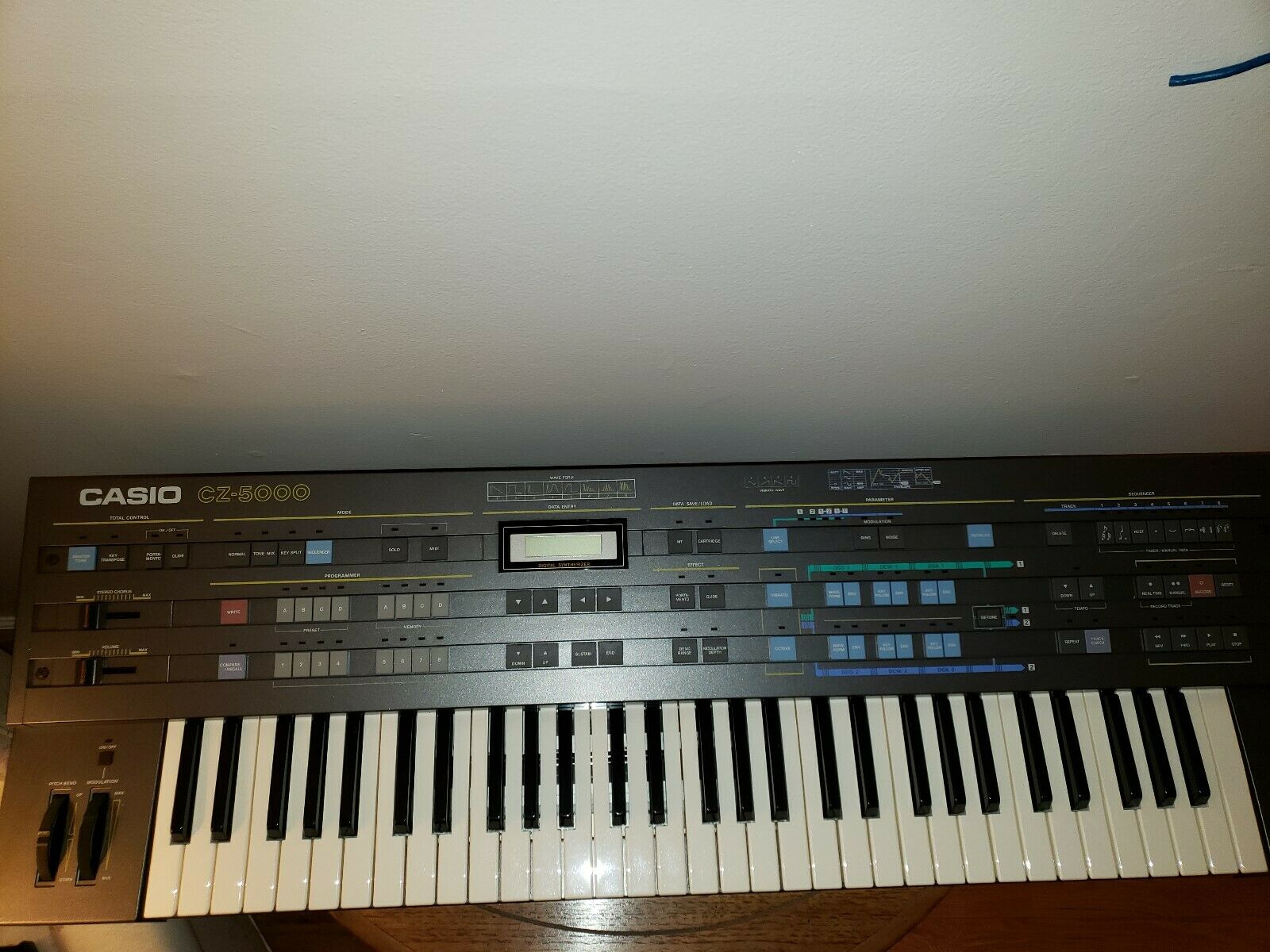 MATRIXSYNTH: CASIO CZ-5000 SYNTHESIZER SN 301922 w/ Original Box