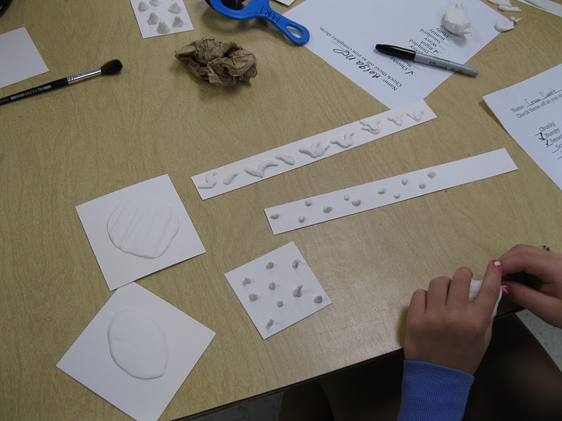 The Art Room at The Falcon Academy of Creative Arts: 5th grade art