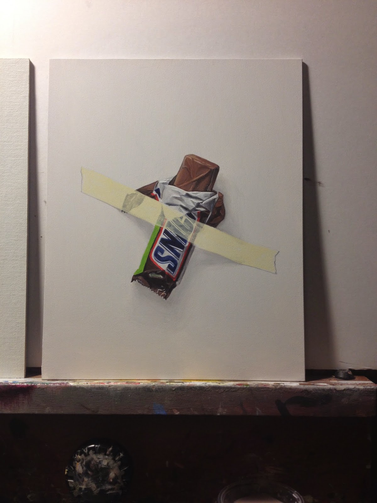 On the Easel - Step by Step Photos of Snickers Chocolate Candy Bar ...