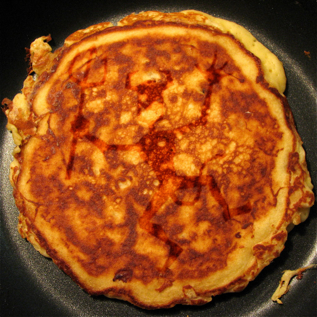 Slap The Penguin: Satan's image found on pancake