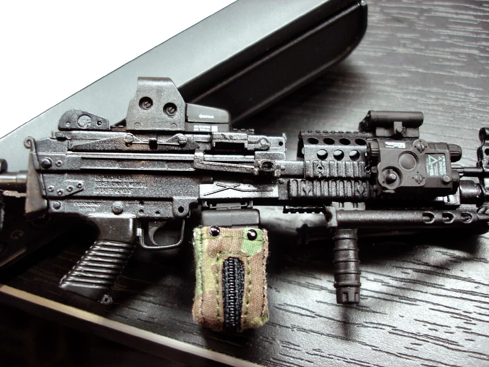 Actfigs & stuff: 1/6 MK46 Mod 0 - GEN2 Para Stock (Black) from Crazy Dummy