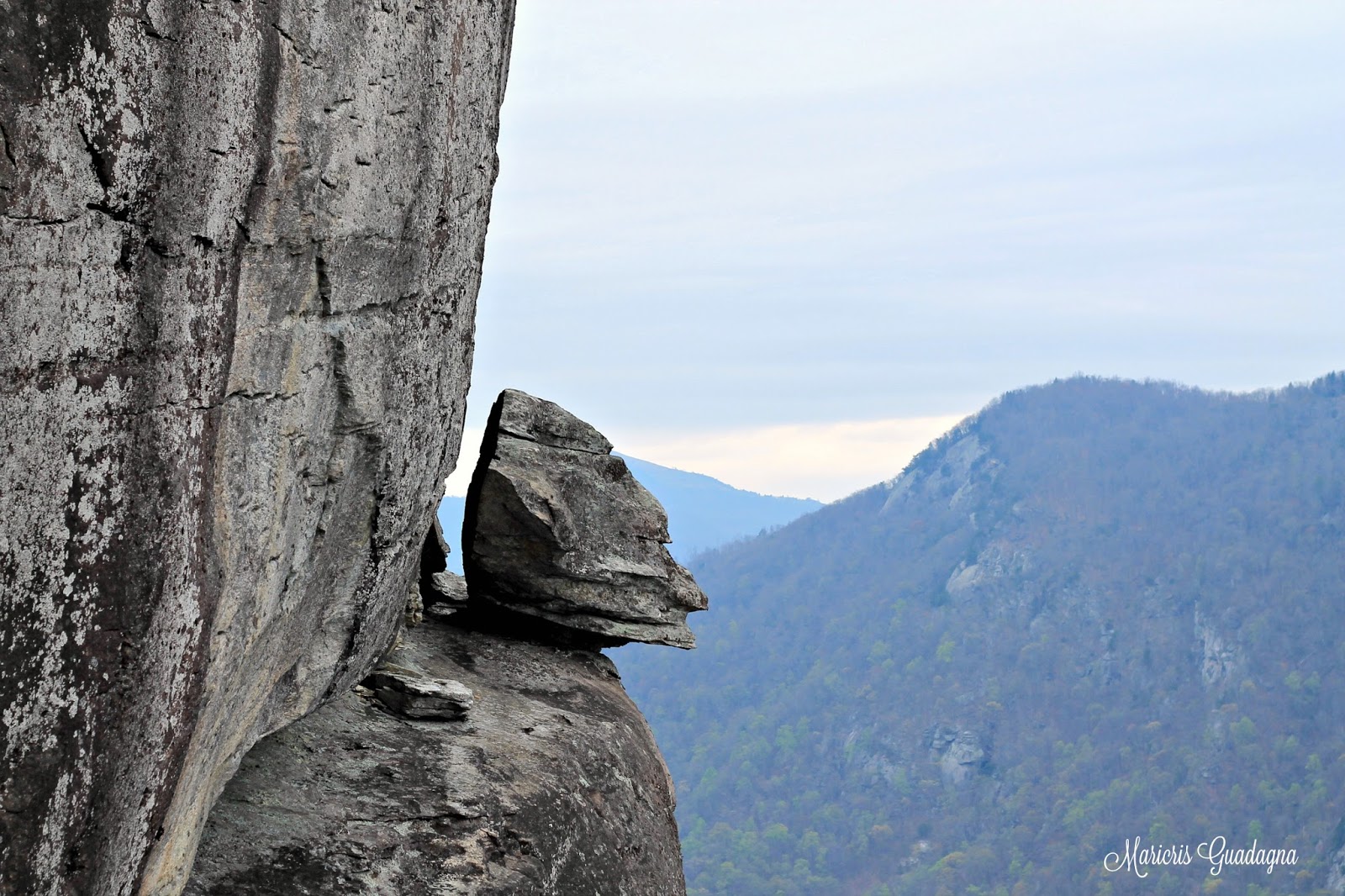 Zensible Mama: A Breathtaking Climb On Top of Chimney Rock NC