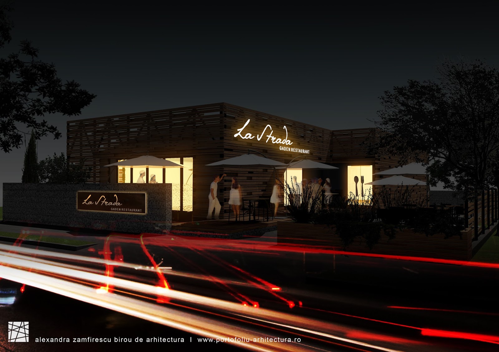 PROIECT RESTAURANT REALIZAT PE STRUCTURA UNEI CLADIRI EXISTENTE - AZSTUDIO