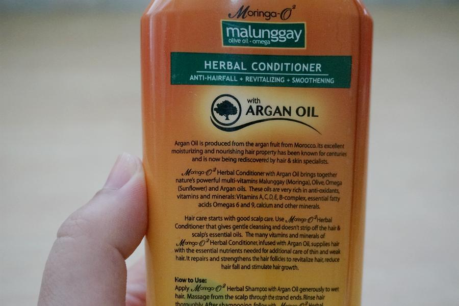 Moringa O2 Herbal Shampoo and Conditioner with Argan Oil from Sample ...