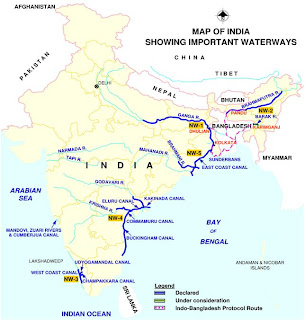 UPSC general studies and current affairs 2015: National Waterways of India