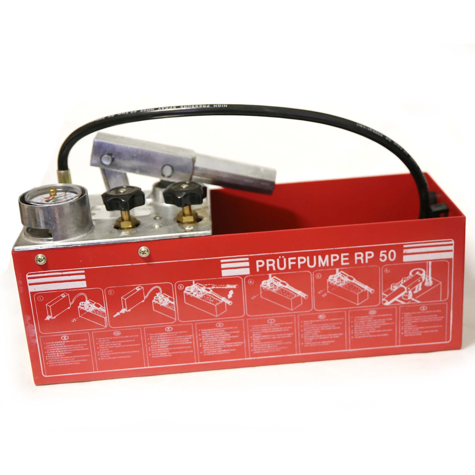 Survive the Elements: Prufpump Testing Pump RP-50 Water Oil Pressure ...