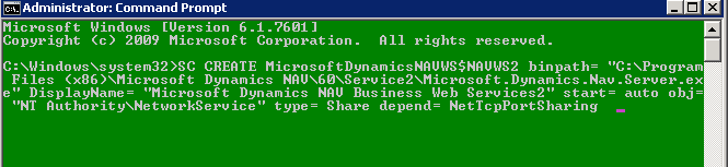 Running Multiple Web Service In NAV 2009, 2009 SP1 & 2009 R2.