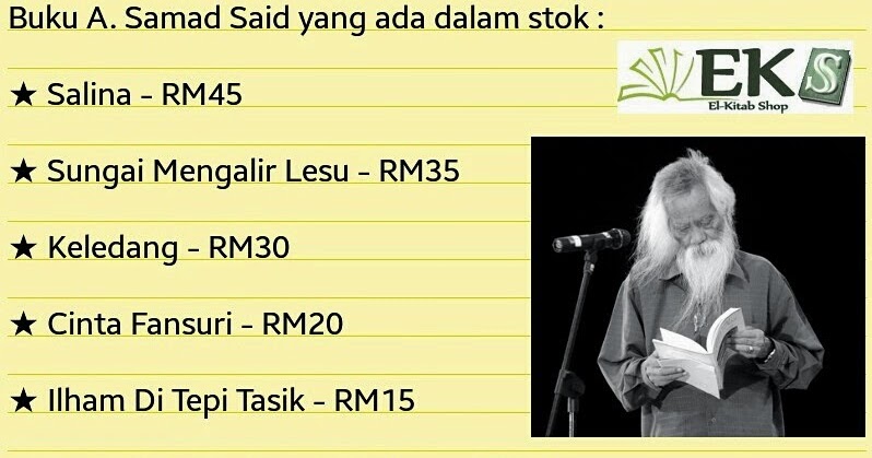 Koleksi Buku-buku A. Samad Said - El-Kitab Shop | Beli Buku Online