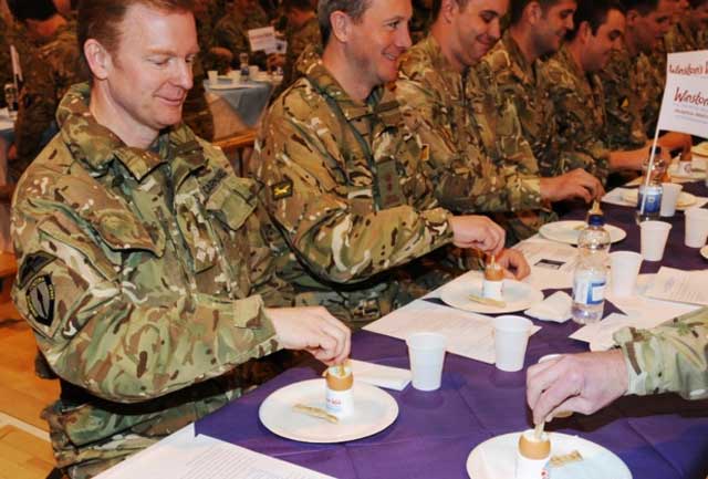 Nothing To Do With Arbroath: Soldiers set new egg and soldier dipping ...