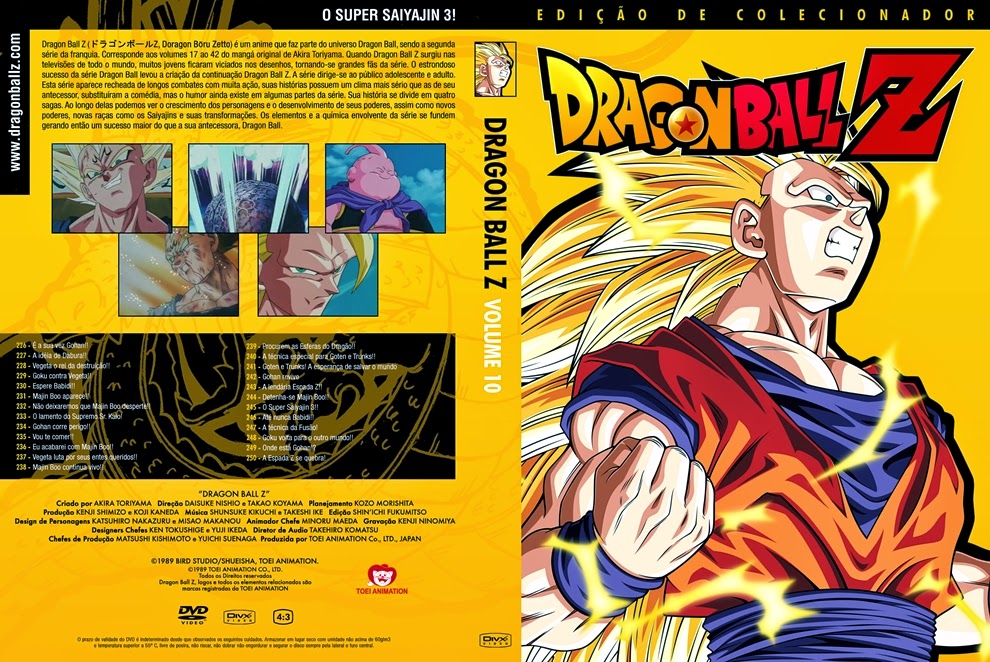 Titan Capas: Capa DVD - Dragon Ball Z BR