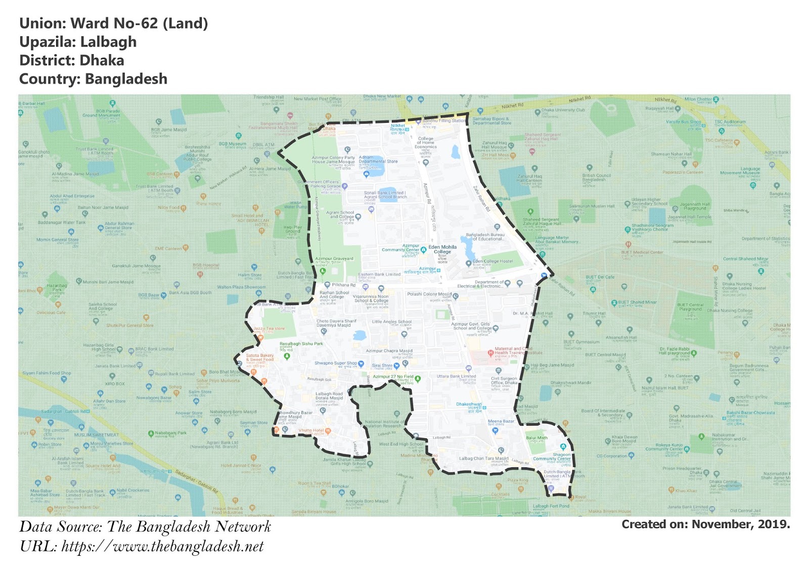 Ward No-62, Lalbagh, Dhaka