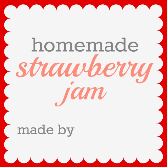 Larissa Another Day: Homemade Strawberry Jam Labels