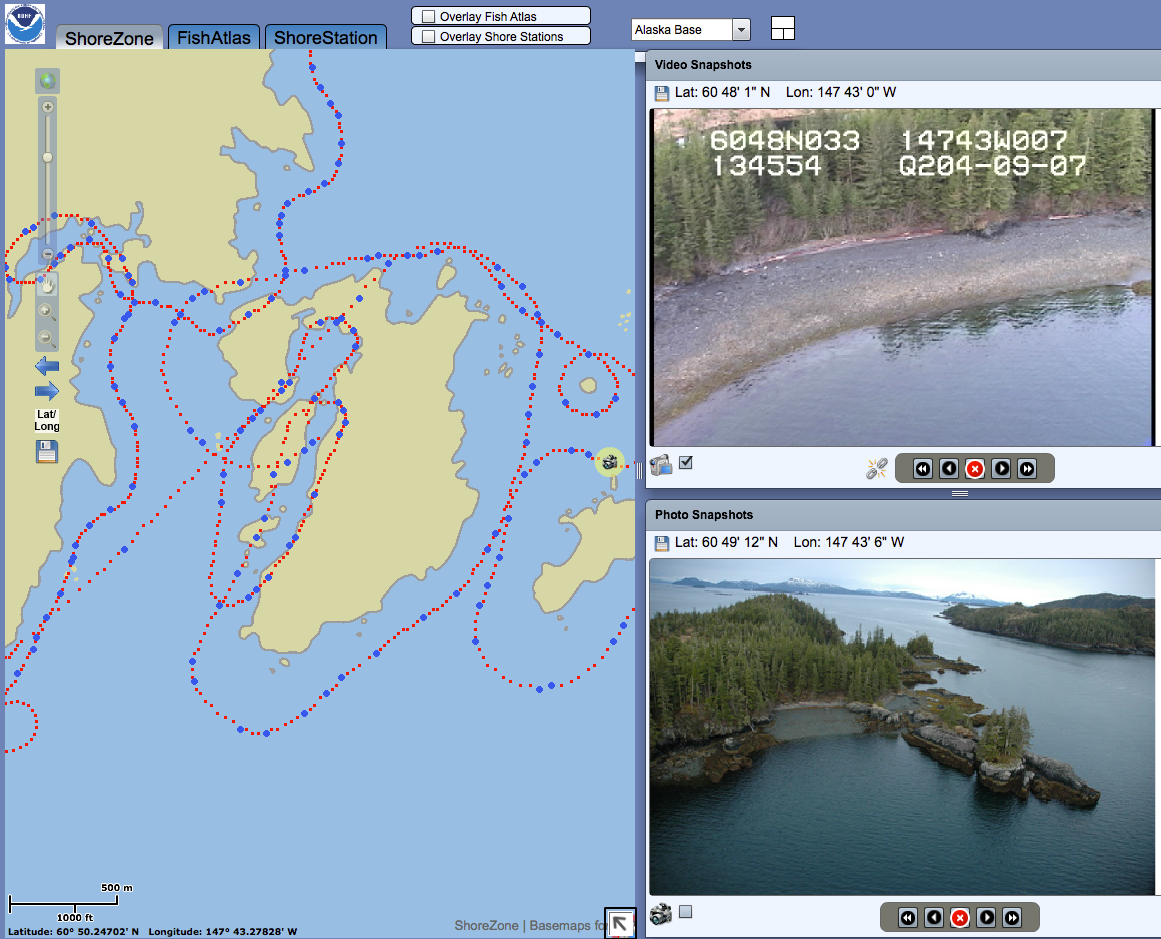 GeoGarage blog: ShoreZone, public access to a coastal map : Uses for ...