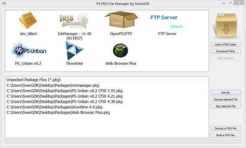 PS PKG File Manager v1.0 for PS3 & PSP Released - MateoGodlike