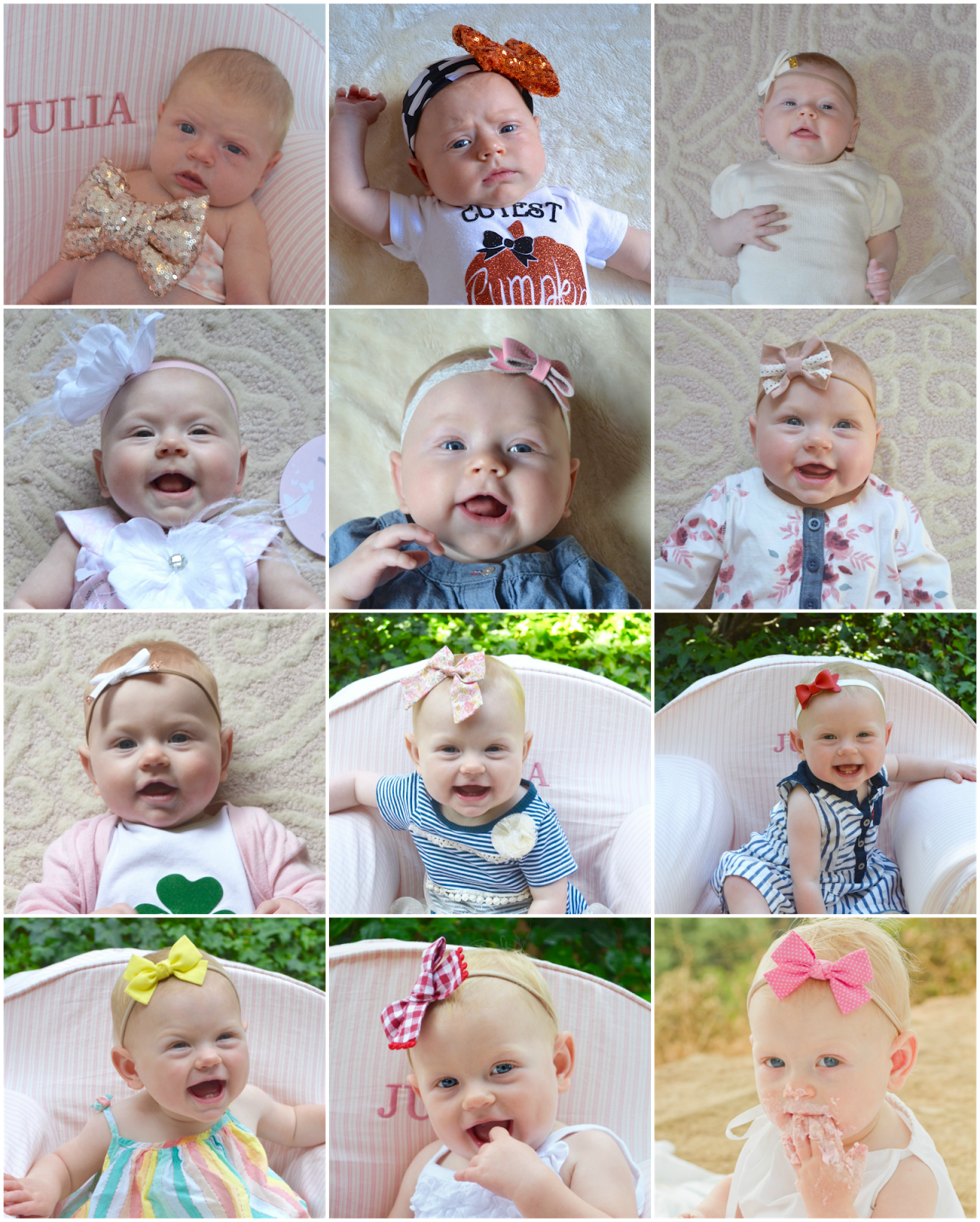 Macke Monologues: Picture Perfect Project {9} - Julia Month by Month