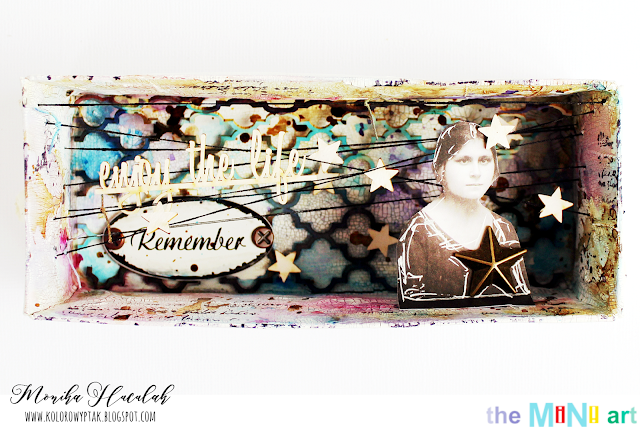 creativity is allowing yourself to make mistakes: mini box for the Mini Art