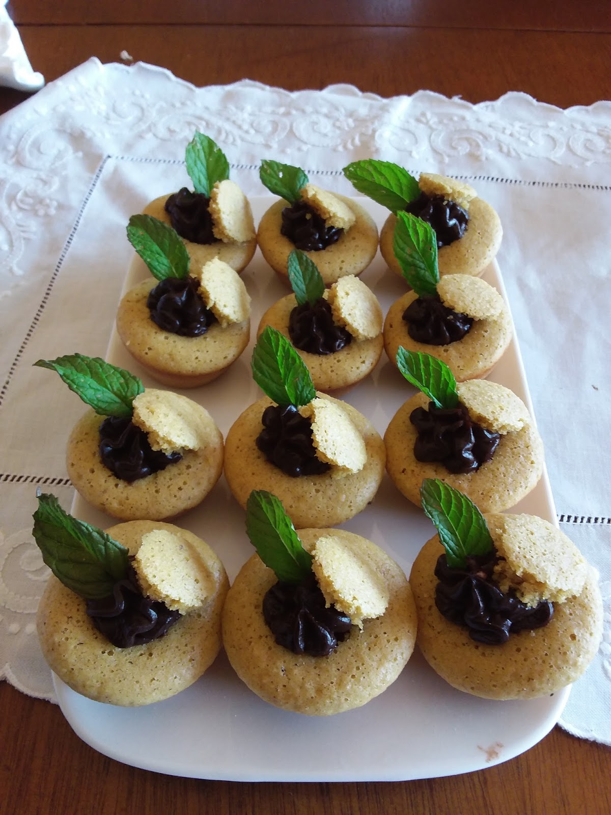 Recetas María Valverde: Mini magdalenas rellenas de " nocilla"