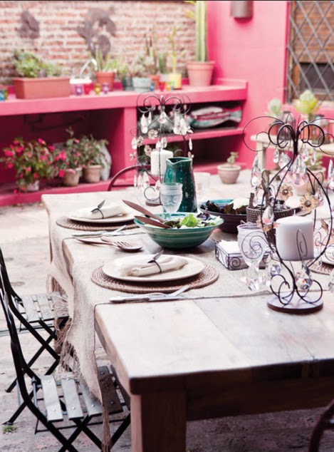 Amazing idea for a pink patio - Diy Fun World