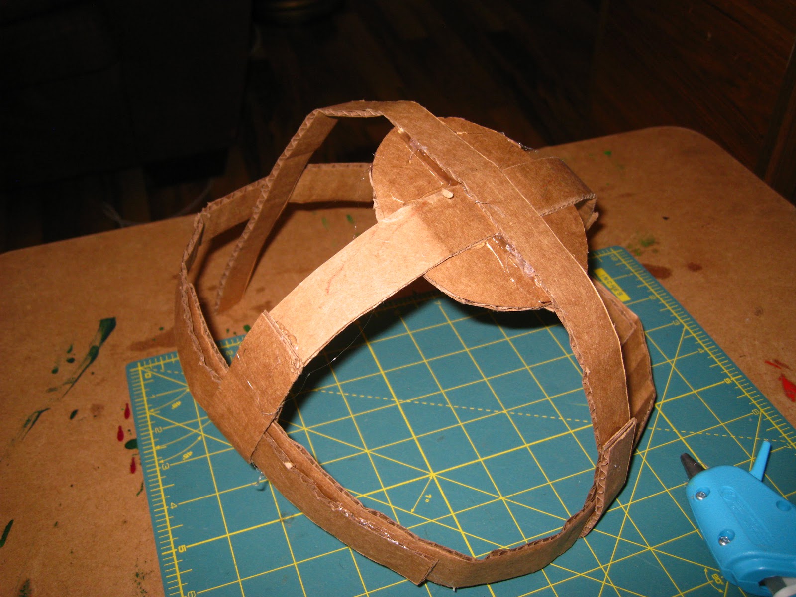 Happily Ever Crafter: DIY: Building a Medieval Helmet Out of Cardboard