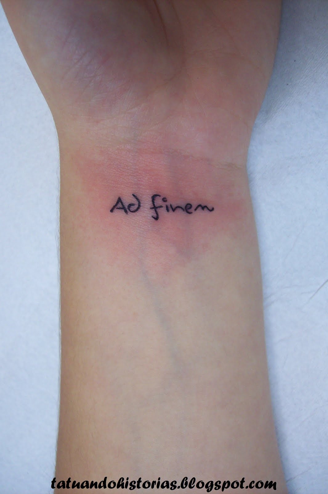 Tatuando Histórias: Ab initio ad finem