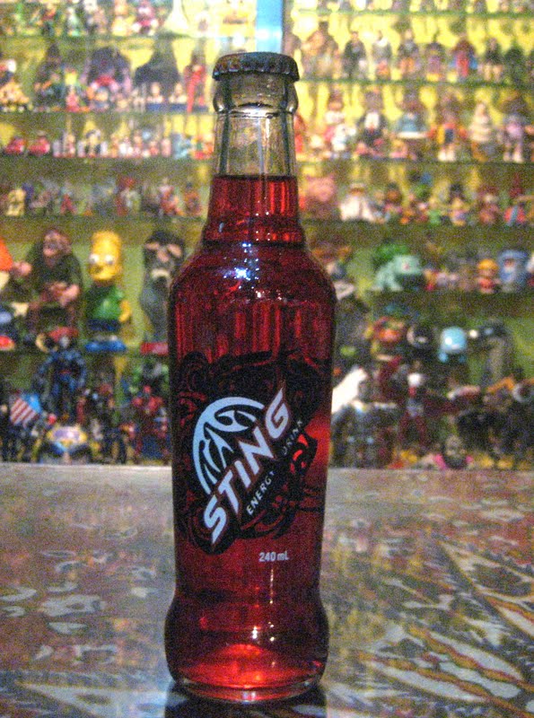 Percy's Bottle Collection: Sting Energy Drink Red