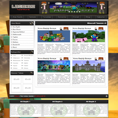 Tk-Minecraft V2 - Tasarim Kodu Tr.gg Css Tasarımları