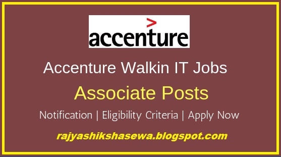 Accenture Solutions Pvt Ltd Bangalore Associate Posts Recruiment 2019 ...
