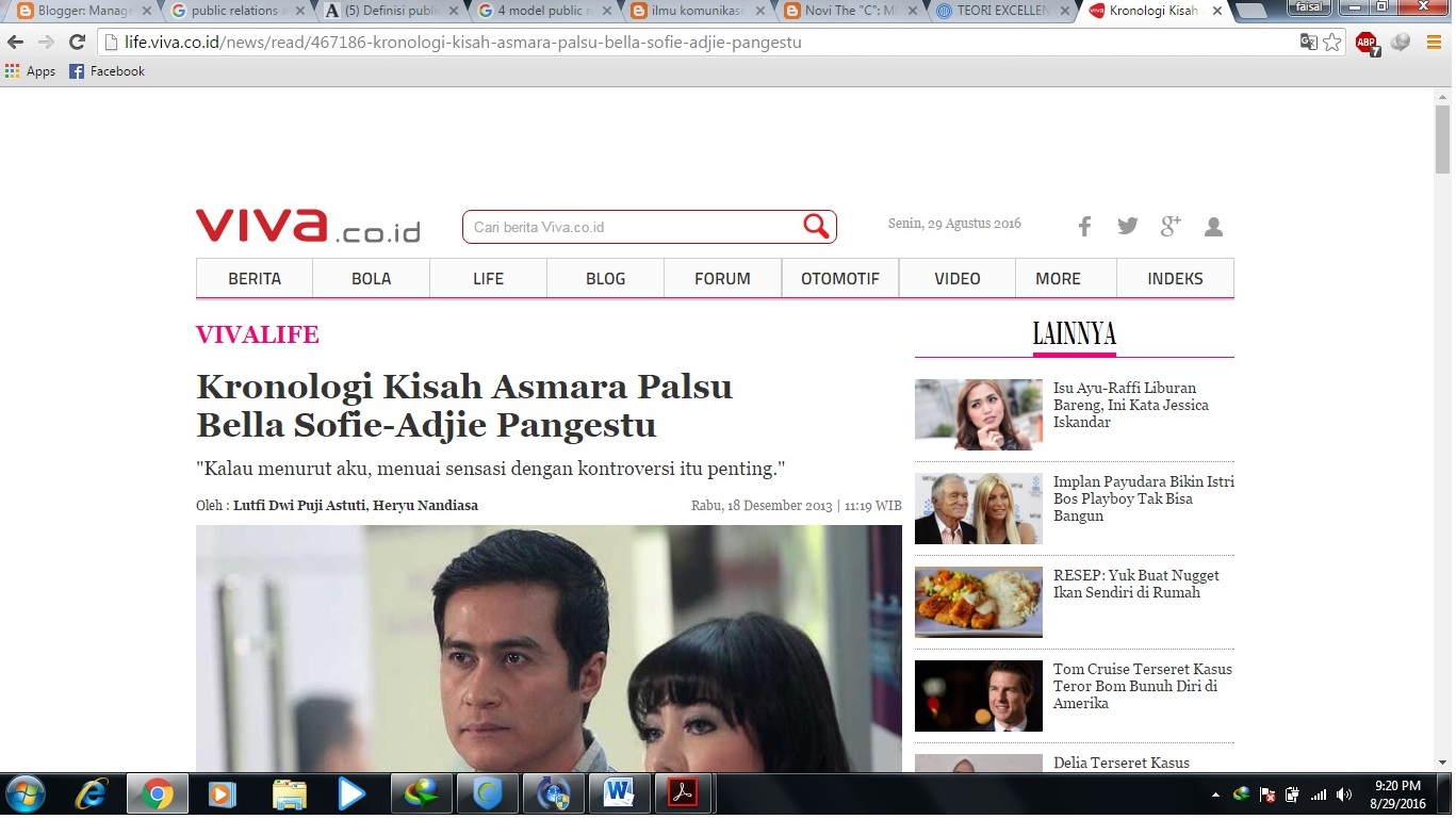 Management Public Relations : Pengertian Public Relation dan Model PR ...