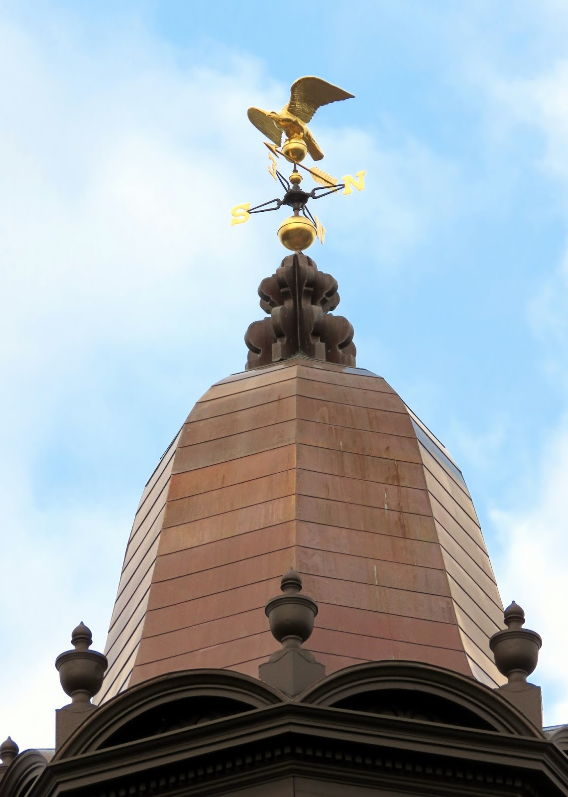 Nutfield Genealogy: Weathervane Wednesday ~ A restored weathervane on a ...