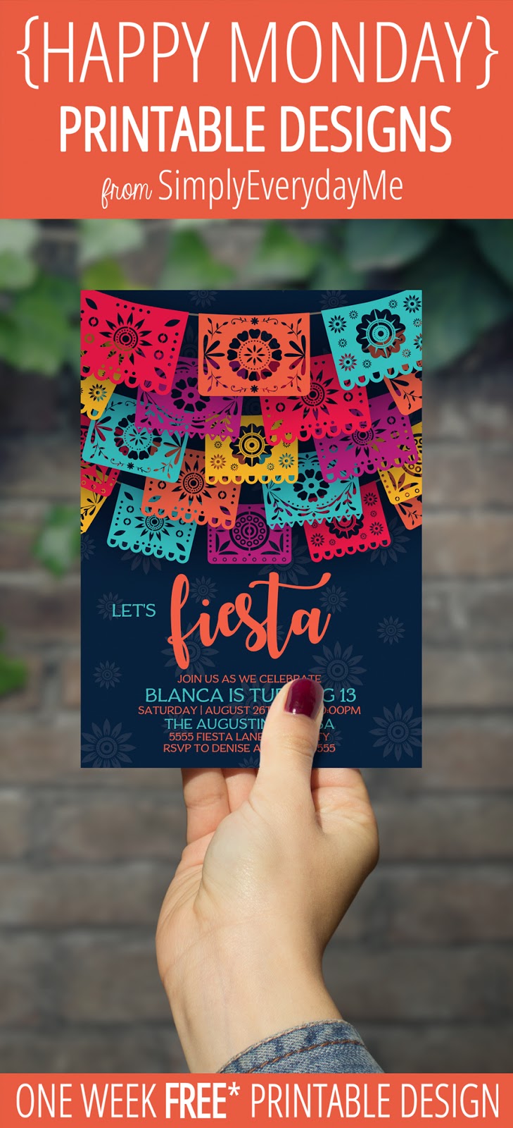 SimplyEverydayMe: {HAPPY MONAY}... FIESTA Invitation...