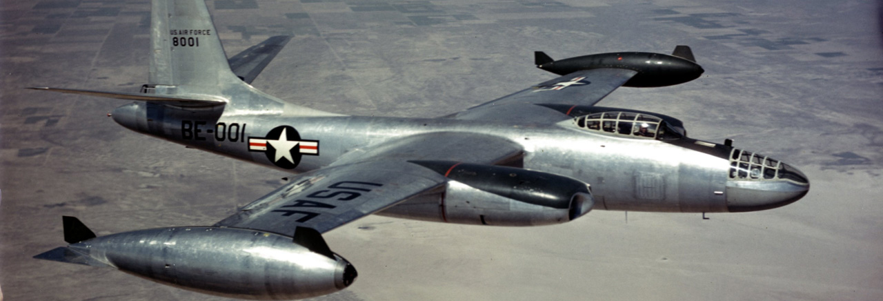 Airplanes in the skies + FAF history: North American B-45 Tornado