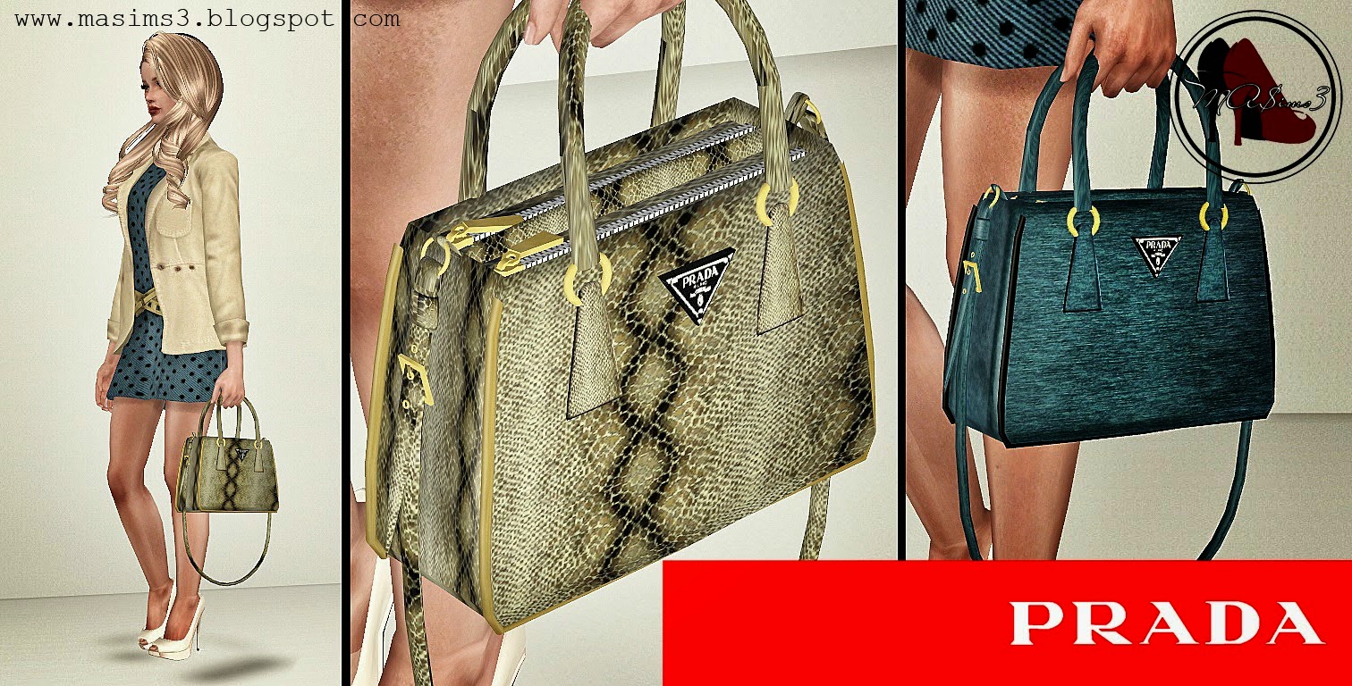 My Sims 3 Blog: Prada 2014 Collection Handbag by MrAntonieddu
