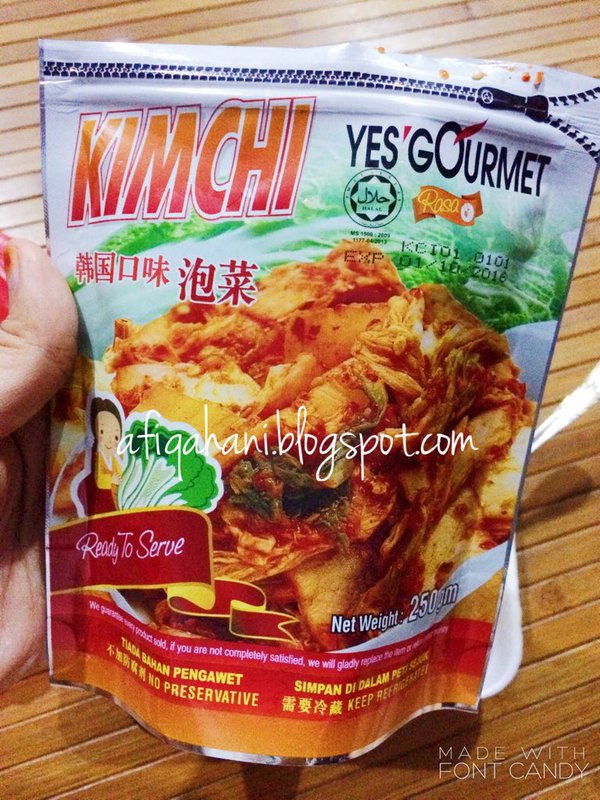 Kimchi Maggi Halal - Afiqah Hani Baharom
