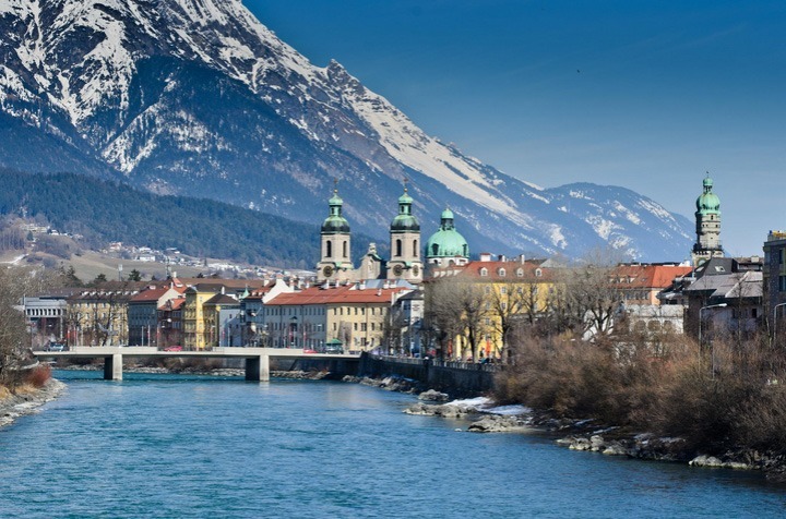 Innsbruck – Capital of Tirol Embedded in the Inn Valley, Austria - Snow ...