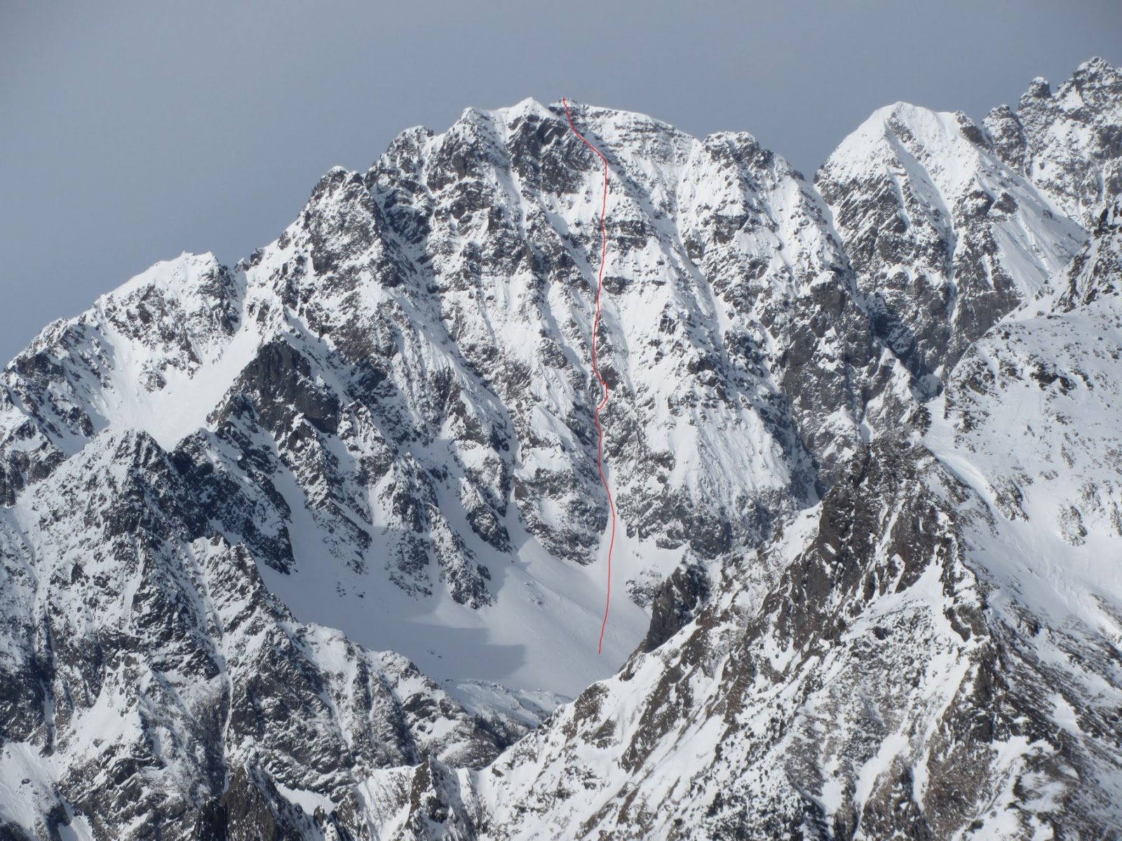 Valentino Cividini: PIZZO REDORTA PARETE NORD EST(OROBIE BERGAMASCHE ...