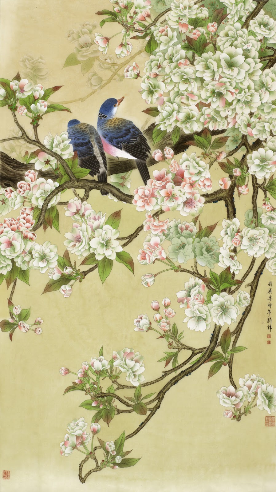 Liu Guang 刘广 (1969~) BIRDS&FLOWERS