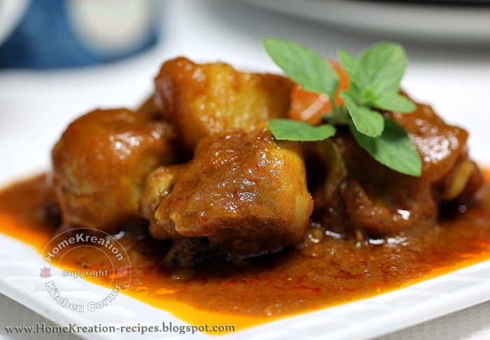 HomeKreation - Kitchen Corner: Spicy Oyster Sauce Chicken (Ayam Sos Tiram)