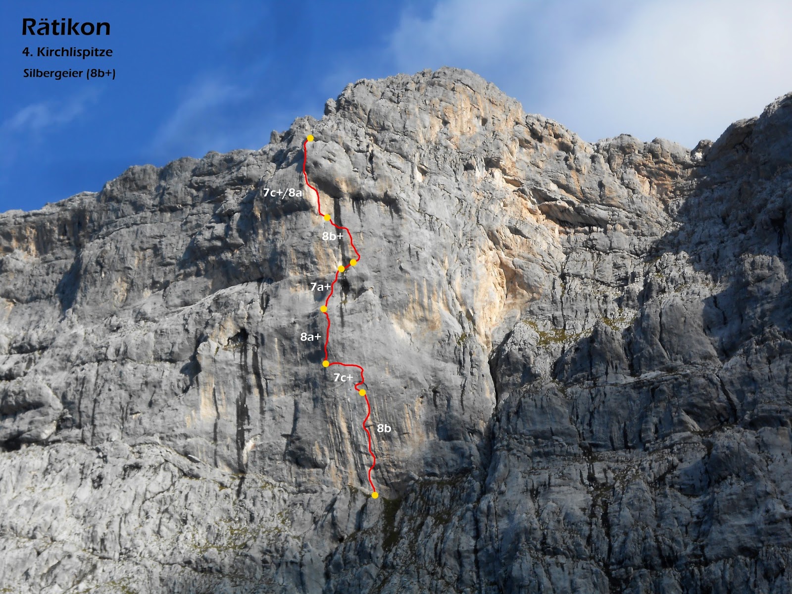 Kletterblog: Rätikon - Silbergeier (8b+)