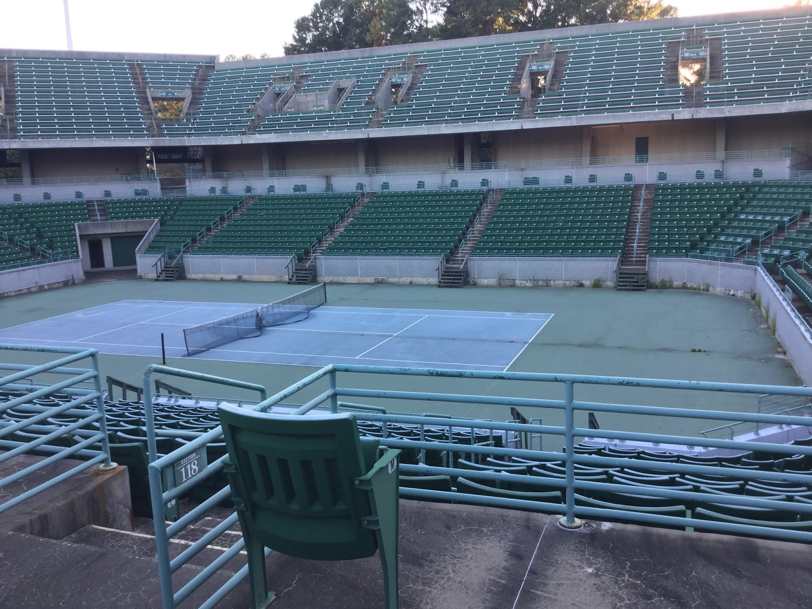 Abandoned Olympic Tennis Stadium (Stone Mountain Tennis Center ...