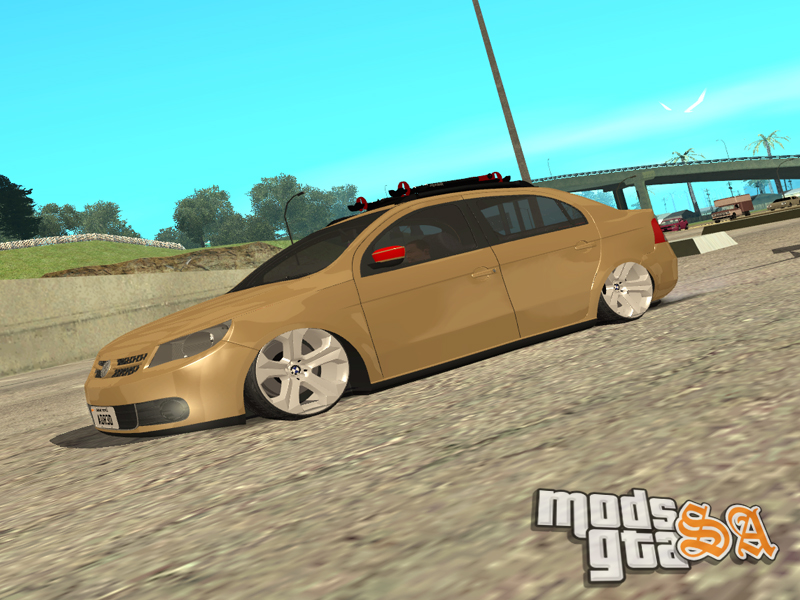 Mods GTA San Andreas: Vw Voyage G5 + Fixa + Roda BMW