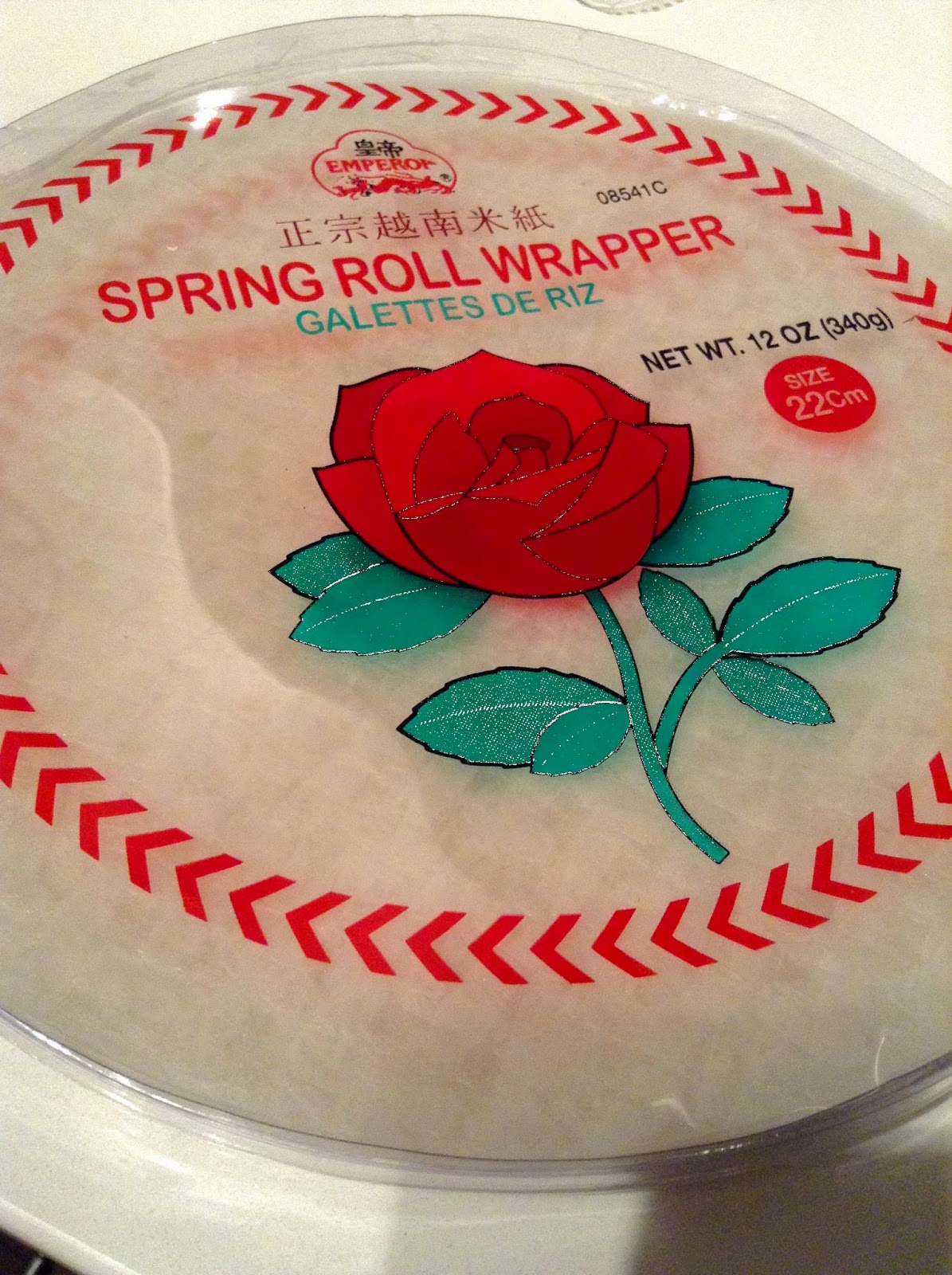 Today's dinner / Vietnamese spring rolls salad / Tofu spam dish