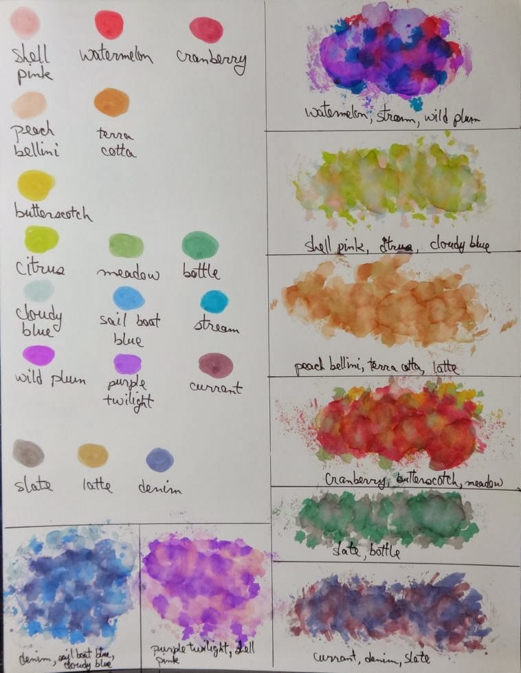 Mix Me Up!: Alcohol ink sampler