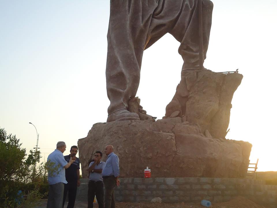 kurdistanart: Peshmerga statue in Kirkuk south of Kurdistan پەیکەری ...