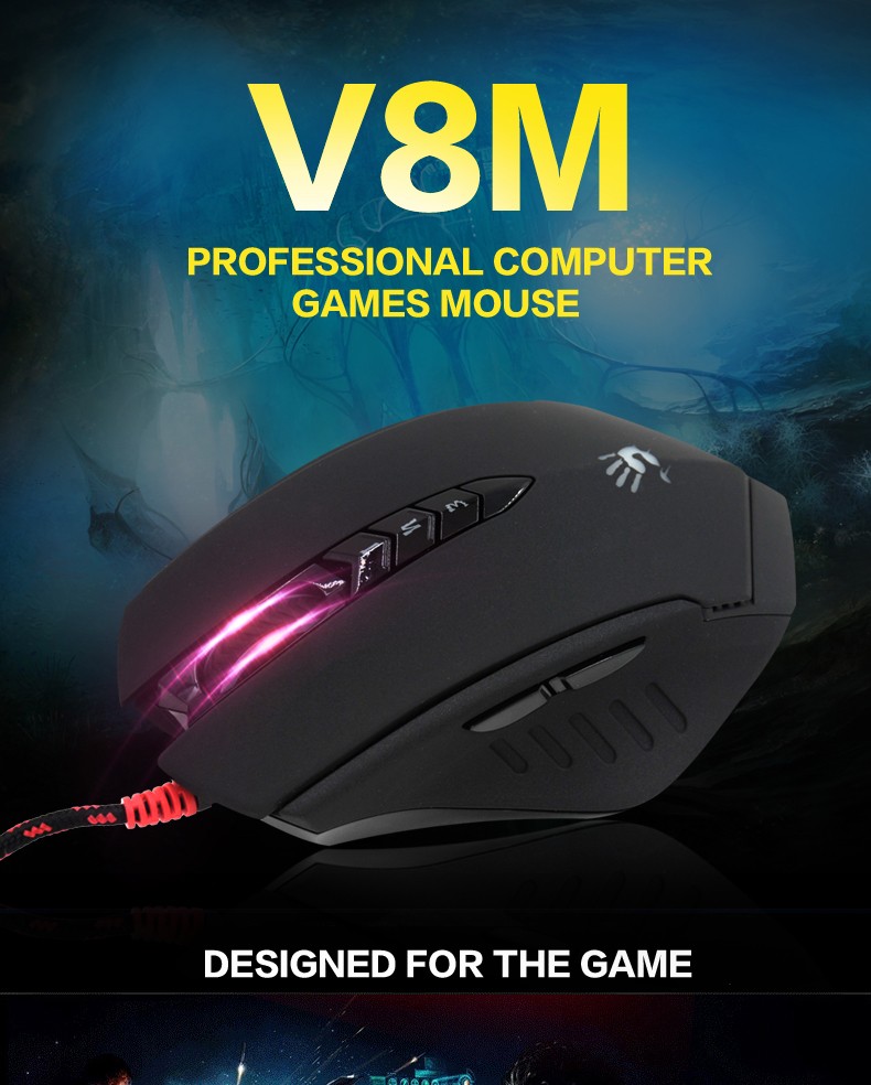 TECH STORE: A4tech Bloody V8M 3200DPI Gaming Mouse 3D Wired Dragon ...