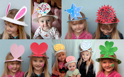 Filth Wizardry: Super easy paper plate hats for every occasion