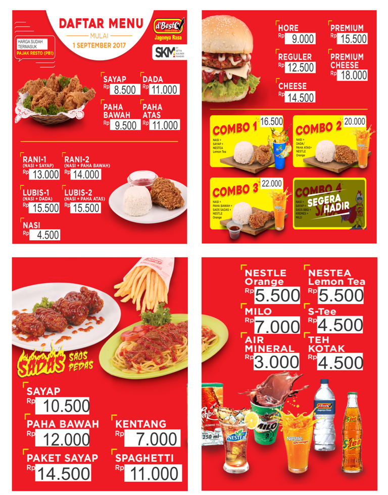d'Besto Chicken & Burger "Jagonya Rasa"
