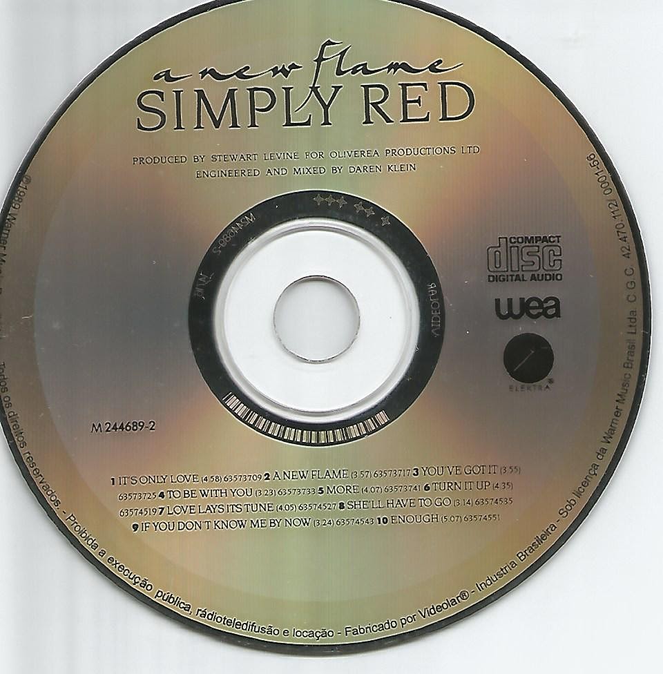 Música e Mais!: Simply Red - A New Flame - 1989